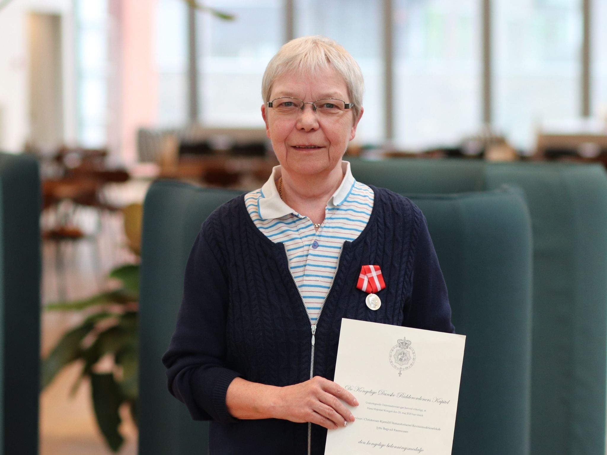 Kongelig belønningsmedalje til Jytte | Christensen Kjærulff